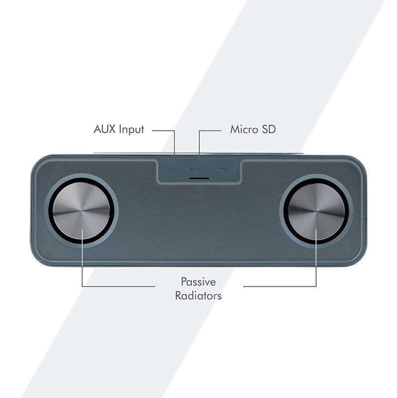 VEXTRON INCEPTION BLUETOOTH SPEAKER-GREY