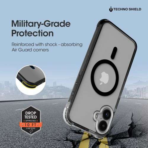 TECHNO SHIELD CASE FOR IPHONE 16 DEFENSE