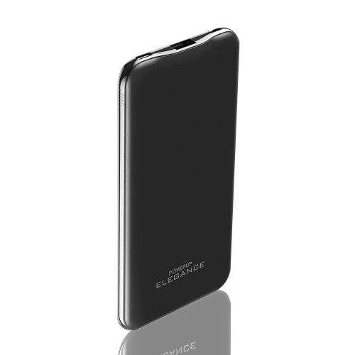 Powerup Elegance Slim 10000mAh Power Bank Aluminium - Black